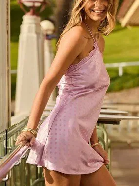 MODA ME COUTURE | Dresses | Dusty Pink Party Womens Mini Satin Dress ...